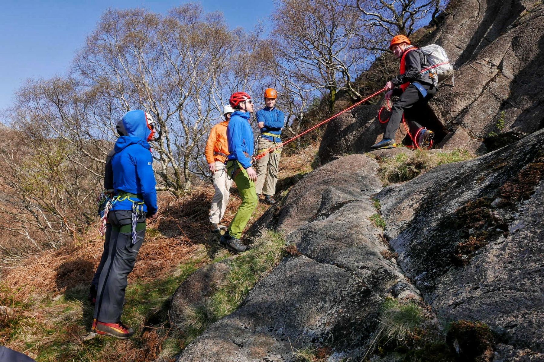 Roped Scrambling Skills & Techniques | ISM